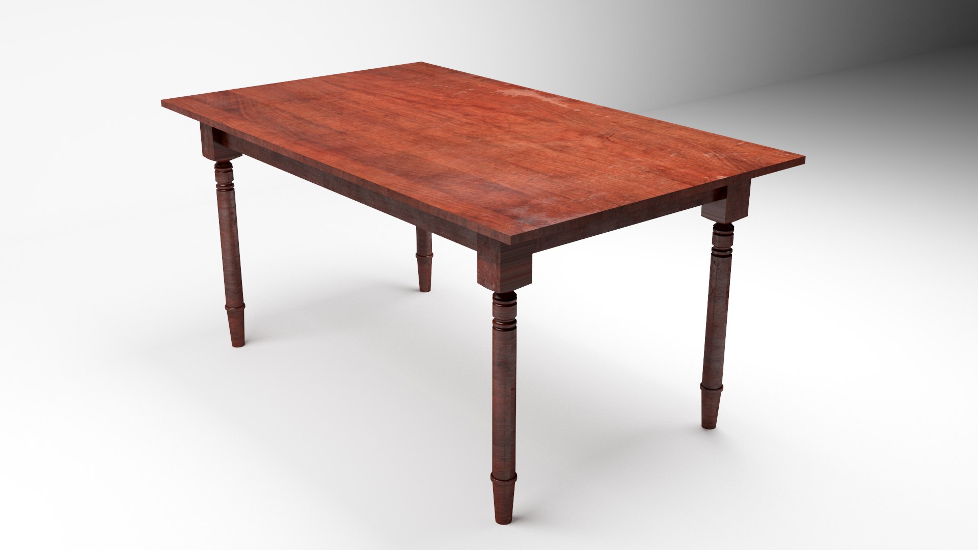 Low Poly Dining Table Old Model - TurboSquid 1926328