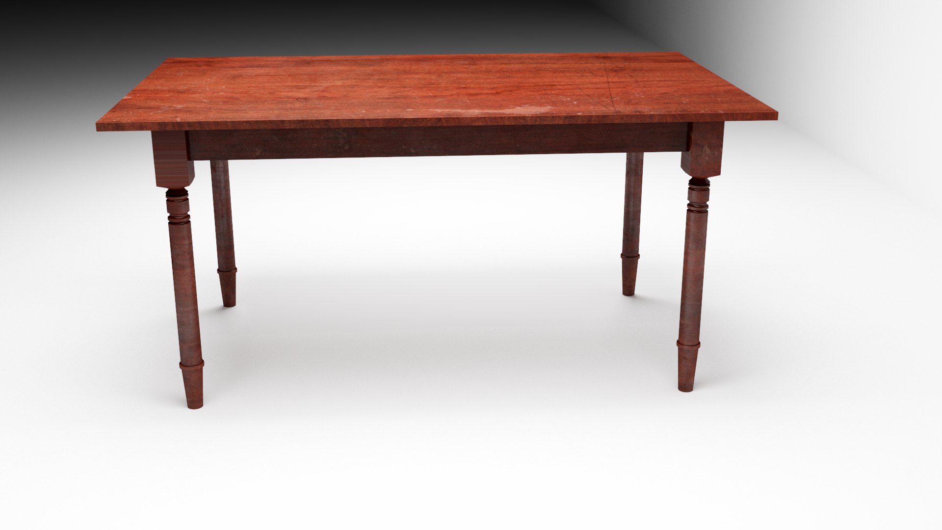 Low Poly Dining Table Old Model - TurboSquid 1926328