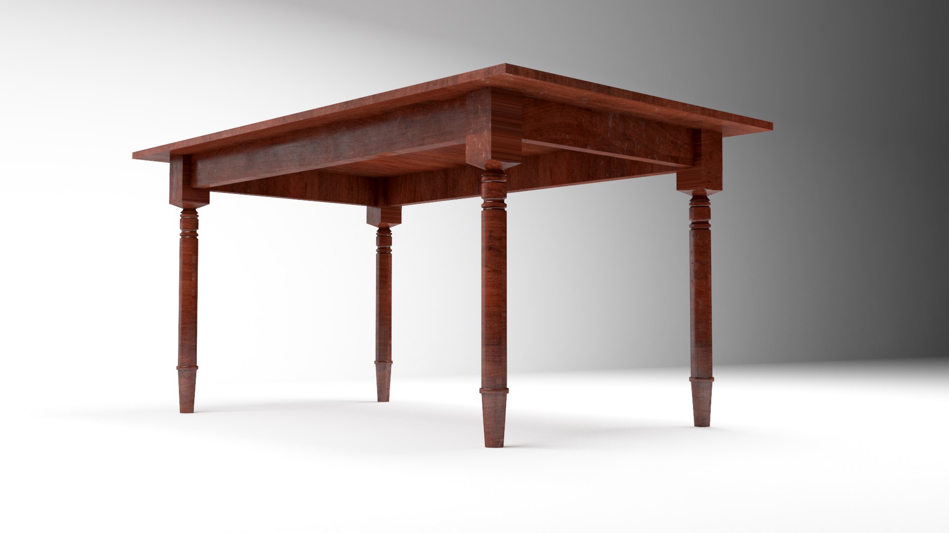 Low Poly Dining Table Old Model - TurboSquid 1926328