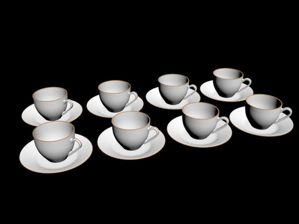 3D tea cup model - TurboSquid 1330624