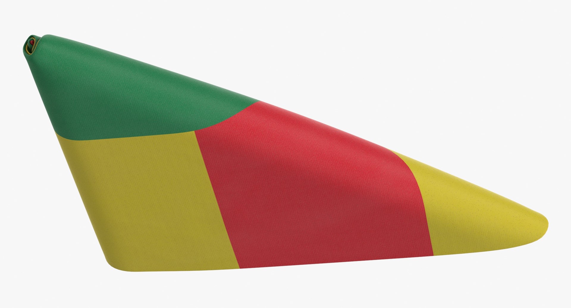 Flag folded triangle benin 3D model - TurboSquid 1574474