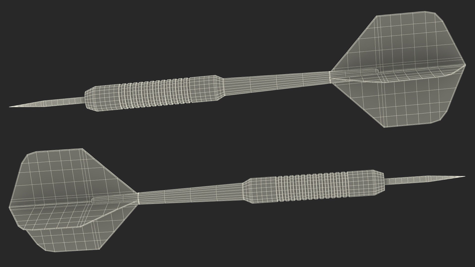 3D Model British Flag Dart - TurboSquid 2212253