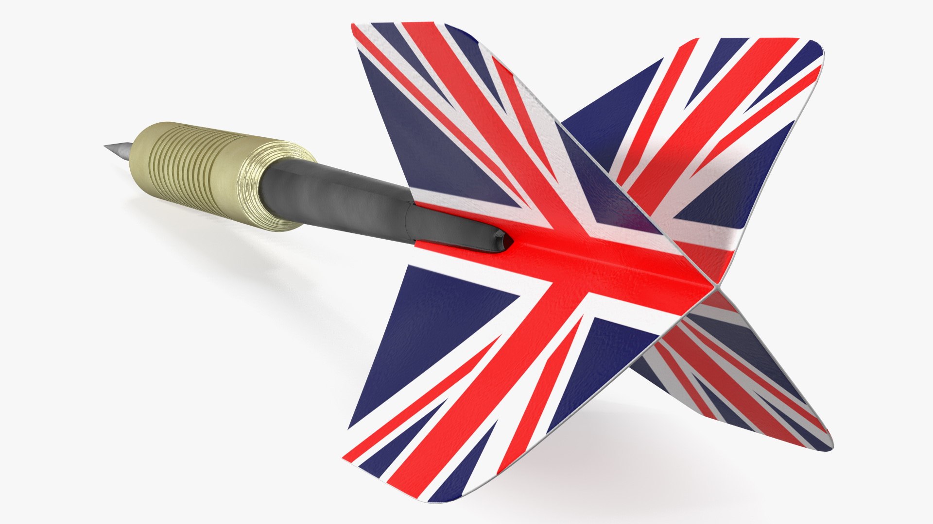 3D Model British Flag Dart - TurboSquid 2212253