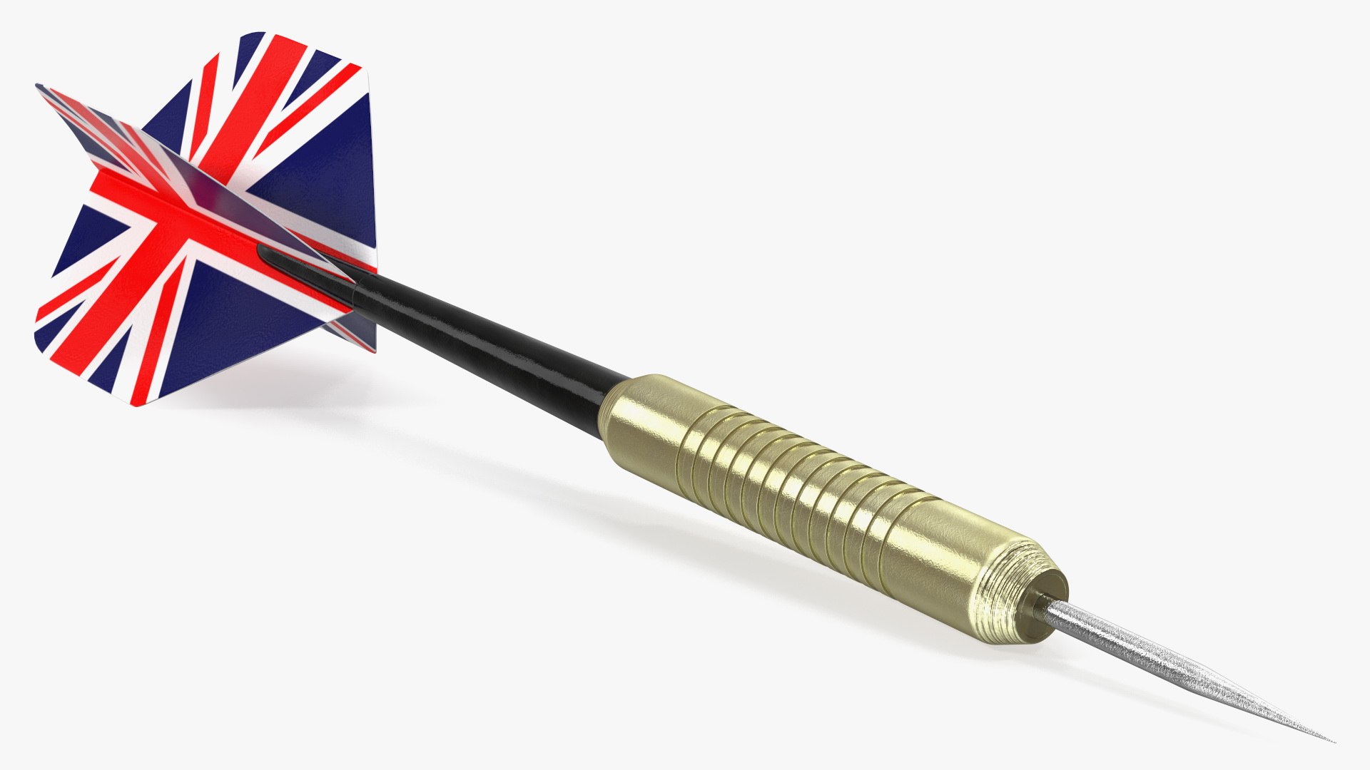 3D Model British Flag Dart - TurboSquid 2212253