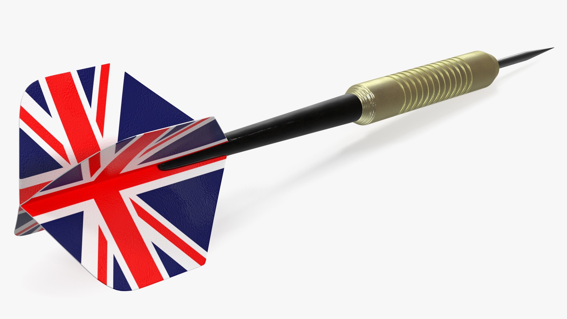 3D Model British Flag Dart - TurboSquid 2212253