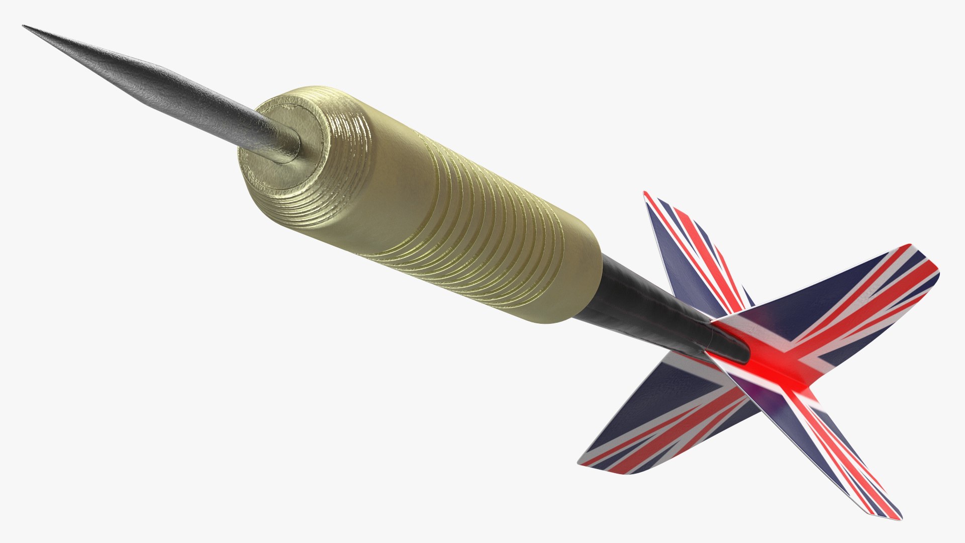 3D Model British Flag Dart - TurboSquid 2212253