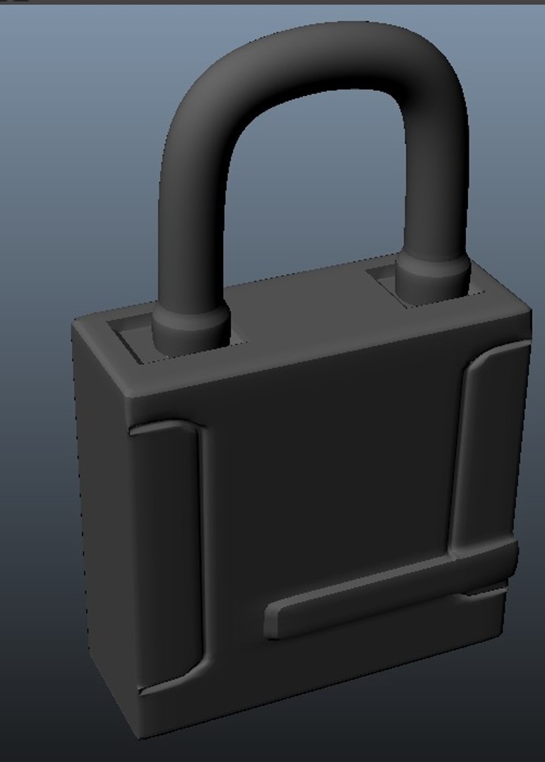3D lock model - TurboSquid 1232739