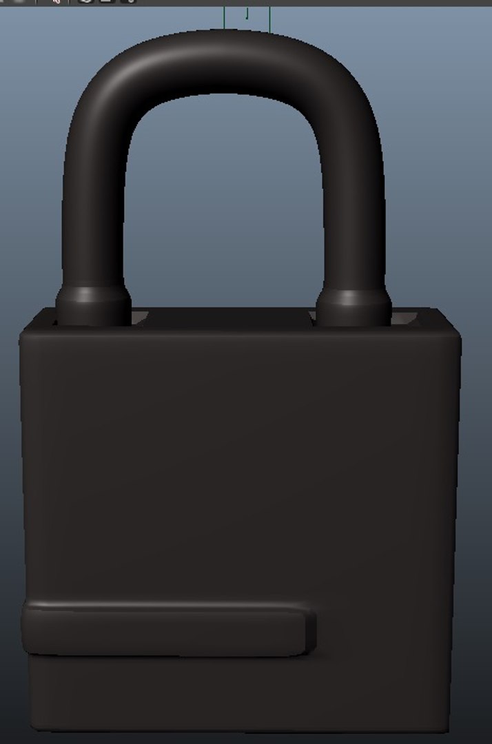 3D lock model - TurboSquid 1232739