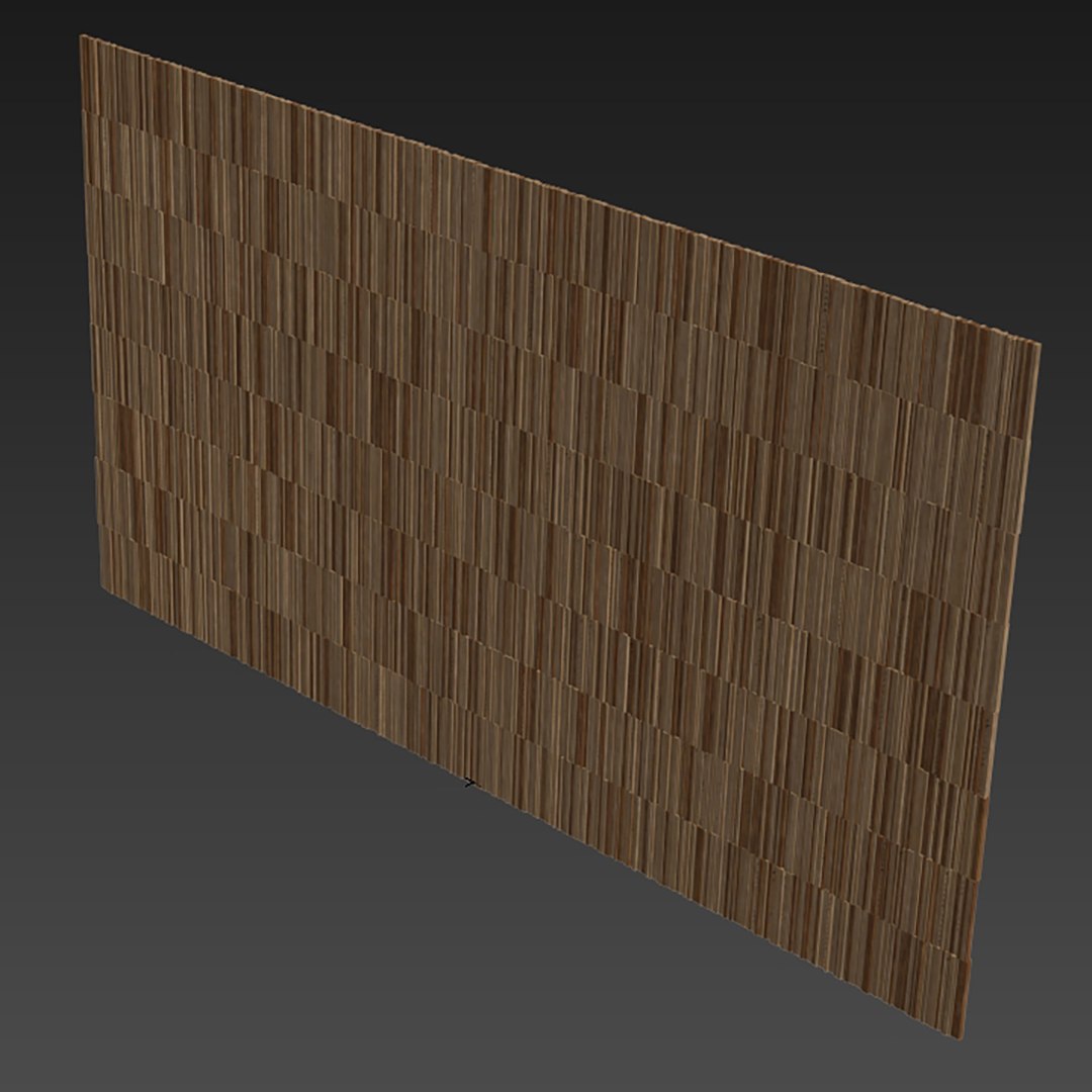 Panel Rail Line Wood N1 3D Model - TurboSquid 1947276