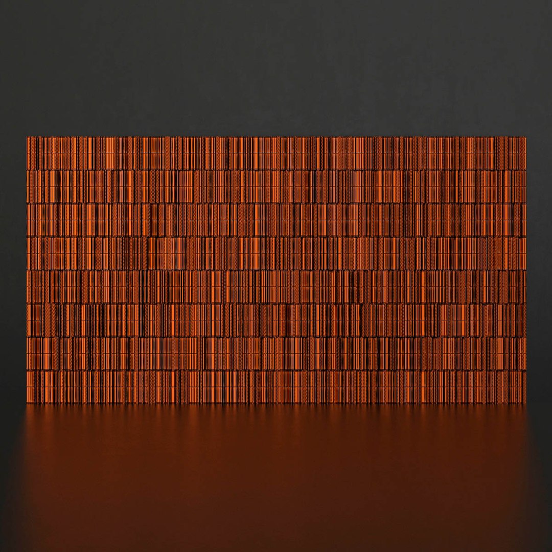 Panel Rail Line Wood N1 3D Model - TurboSquid 1947276