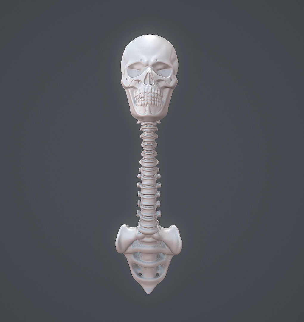 3D model spoon skull - TurboSquid 1151041