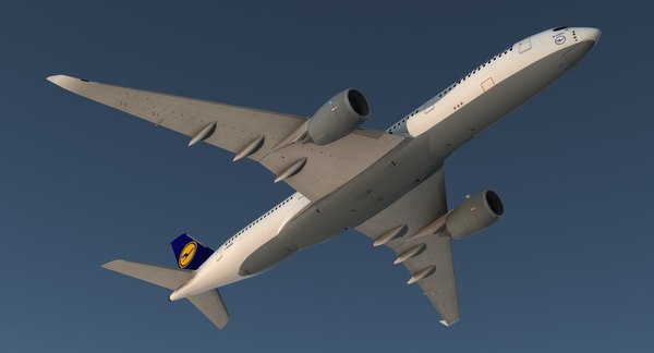 3D airbus a350-900 lufthansa | 1145944 | TurboSquid