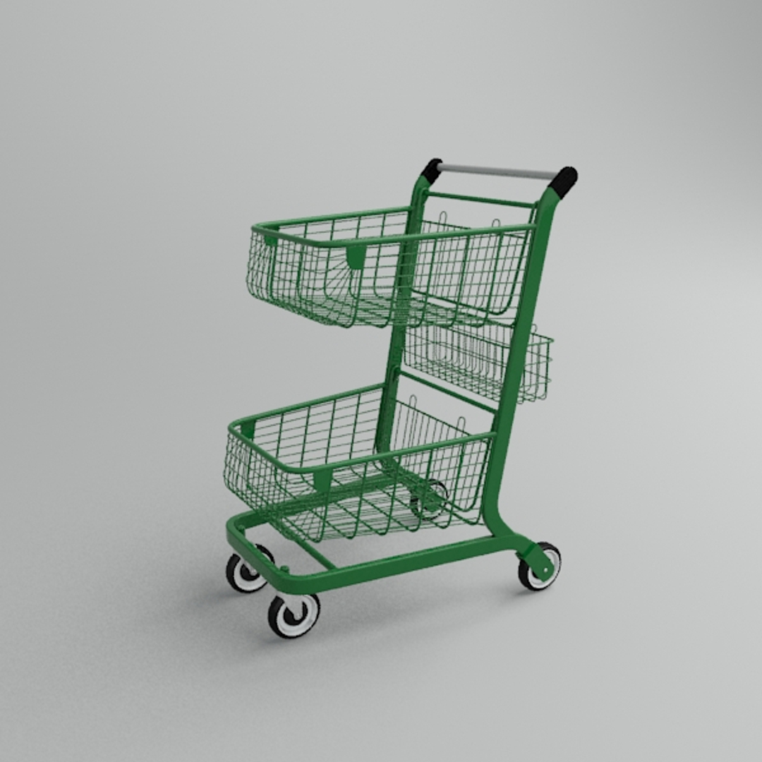 3d shopping cart