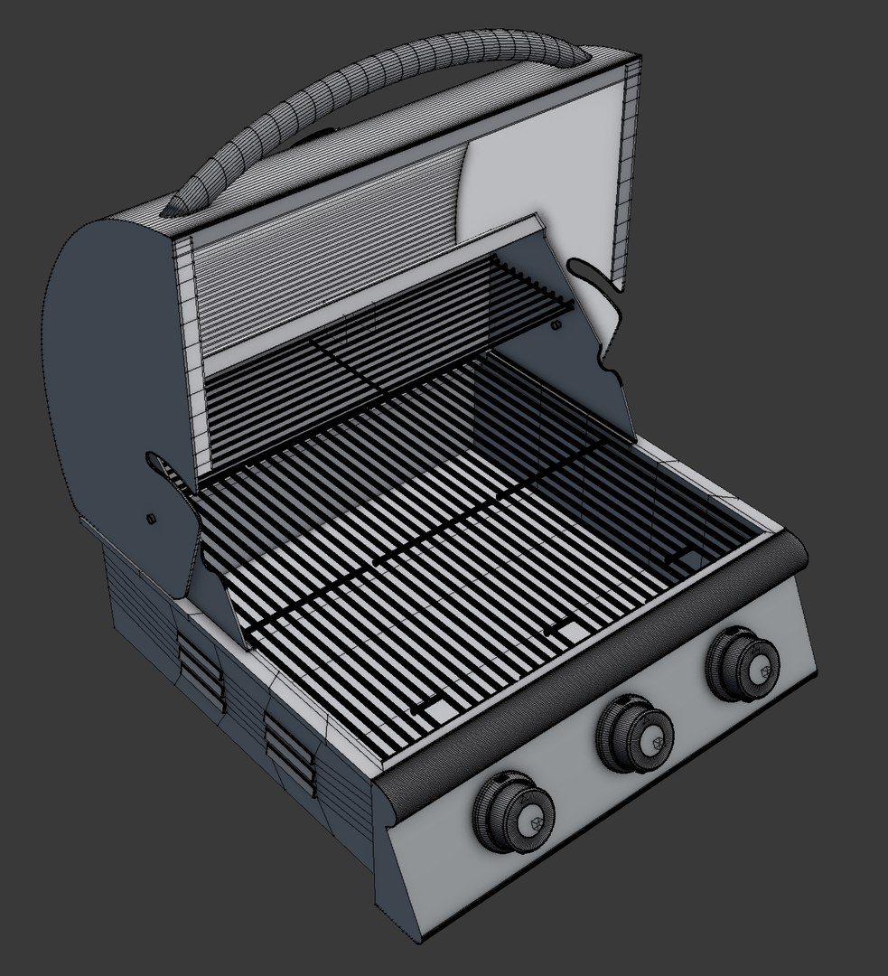 Counter Grill Model - TurboSquid 1330339