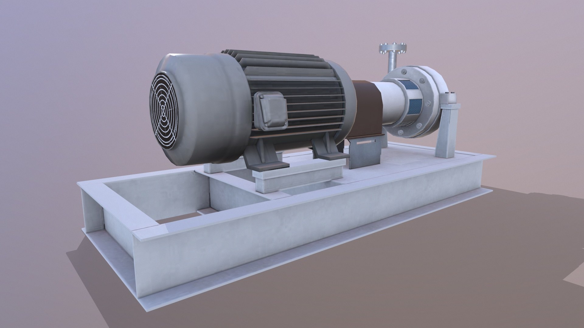 Motor Pump 3D Model - TurboSquid 2288588