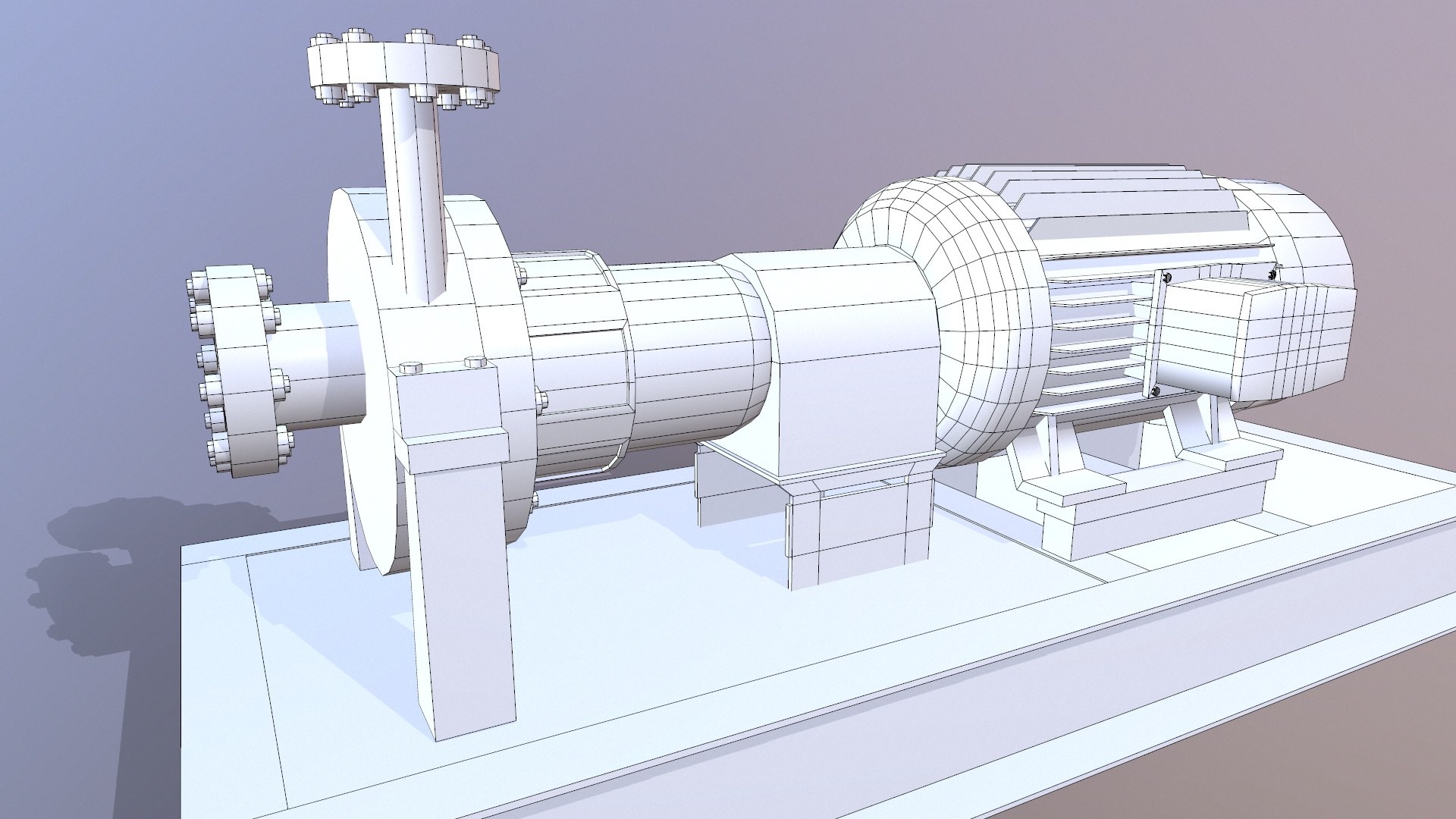 Motor Pump 3D Model - TurboSquid 2288588