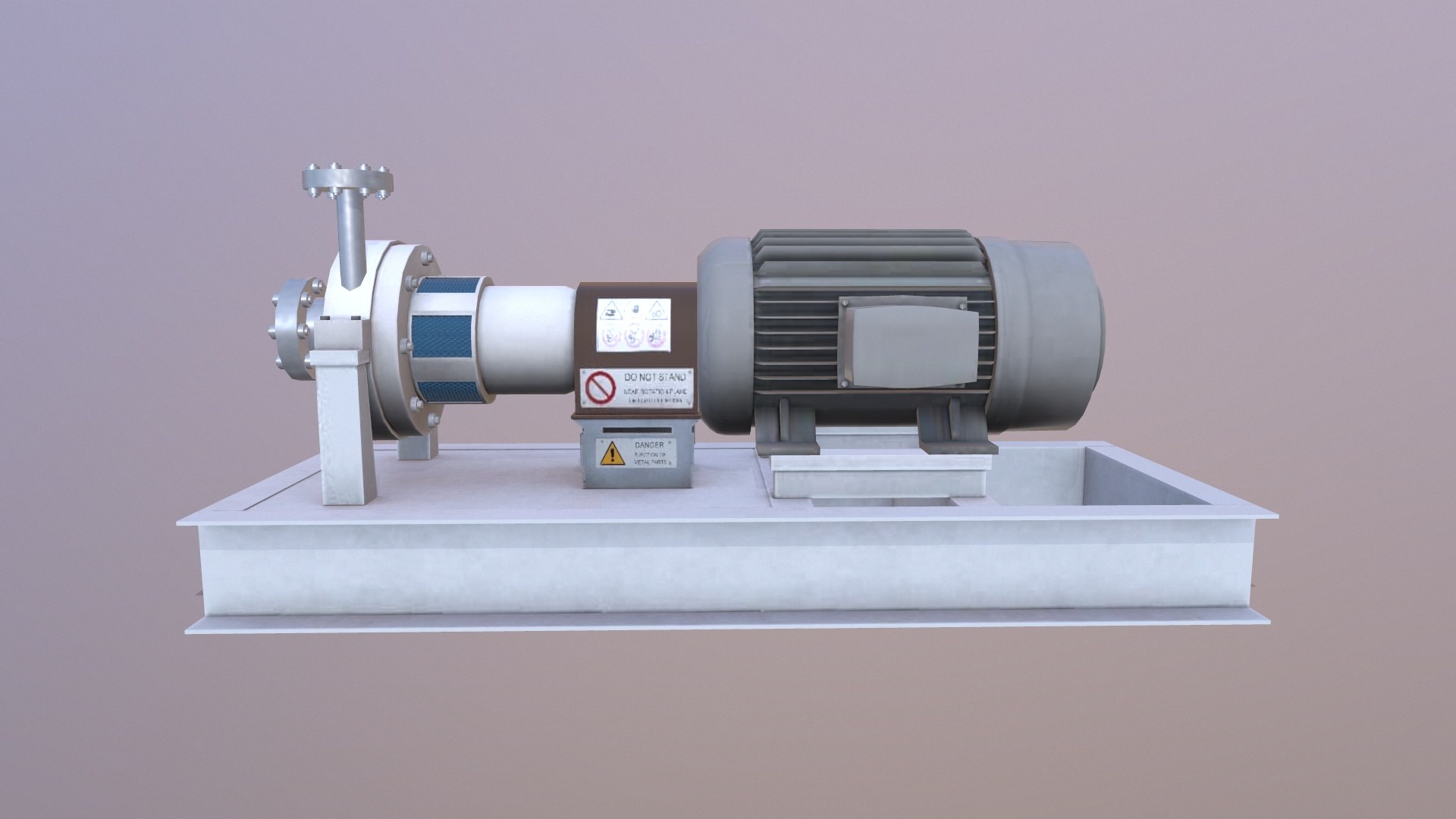 Motor Pump 3D Model - TurboSquid 2288588