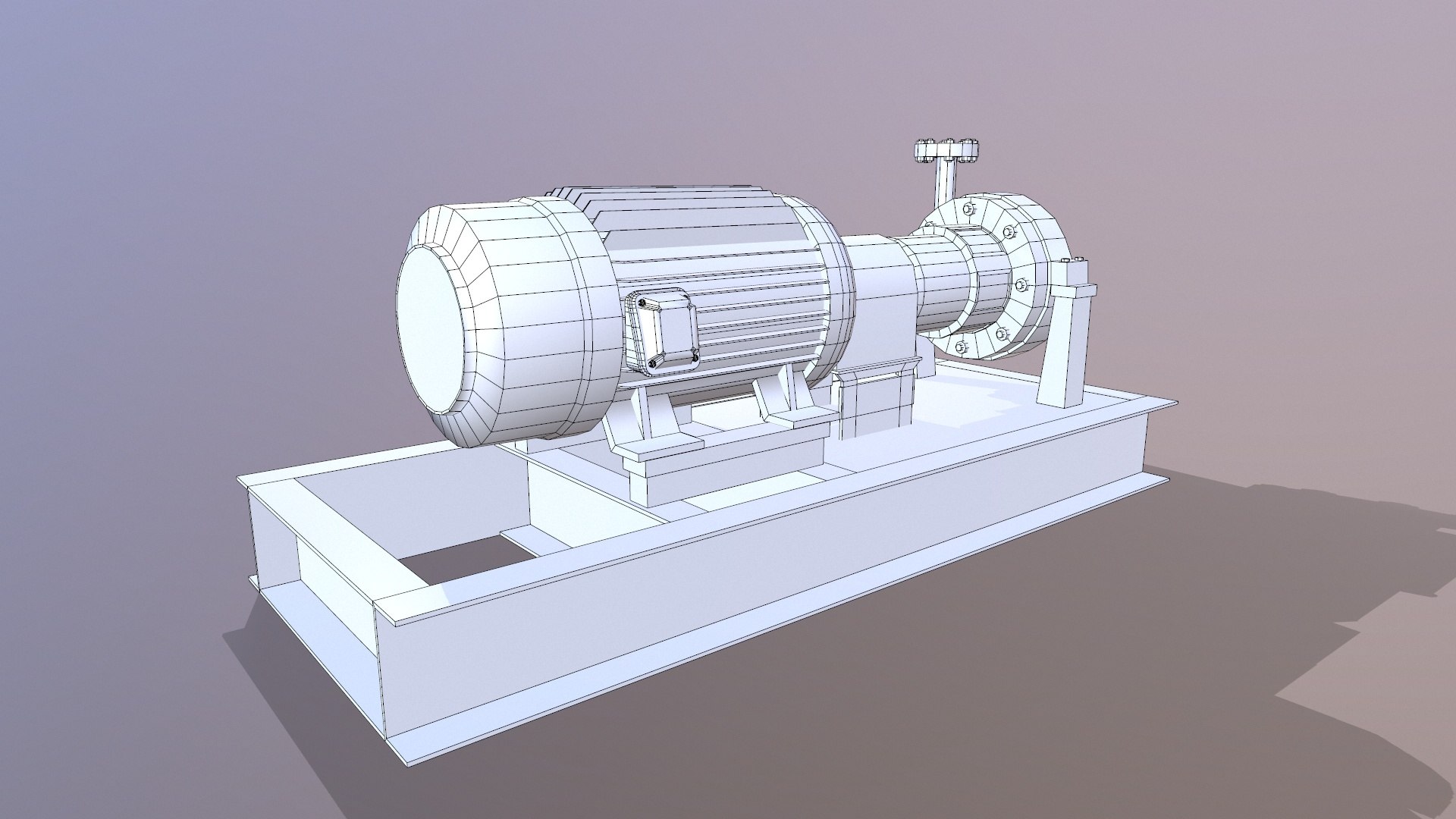 Motor Pump 3D Model - TurboSquid 2288588