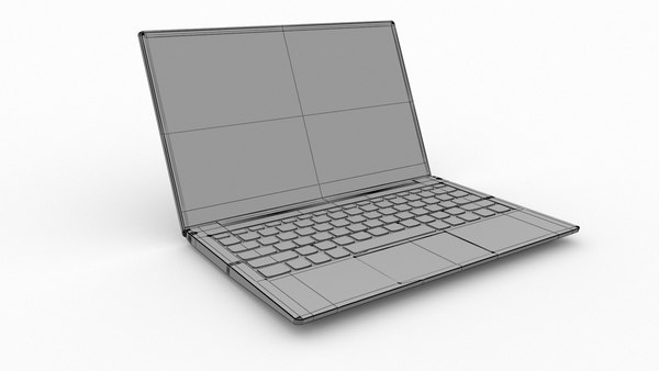 3D laptop highres - TurboSquid 1519537