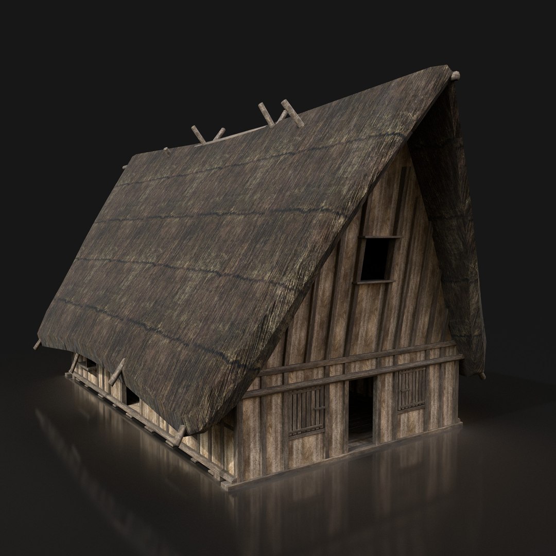 3D ready thatched medieval fantasy - TurboSquid 1483401