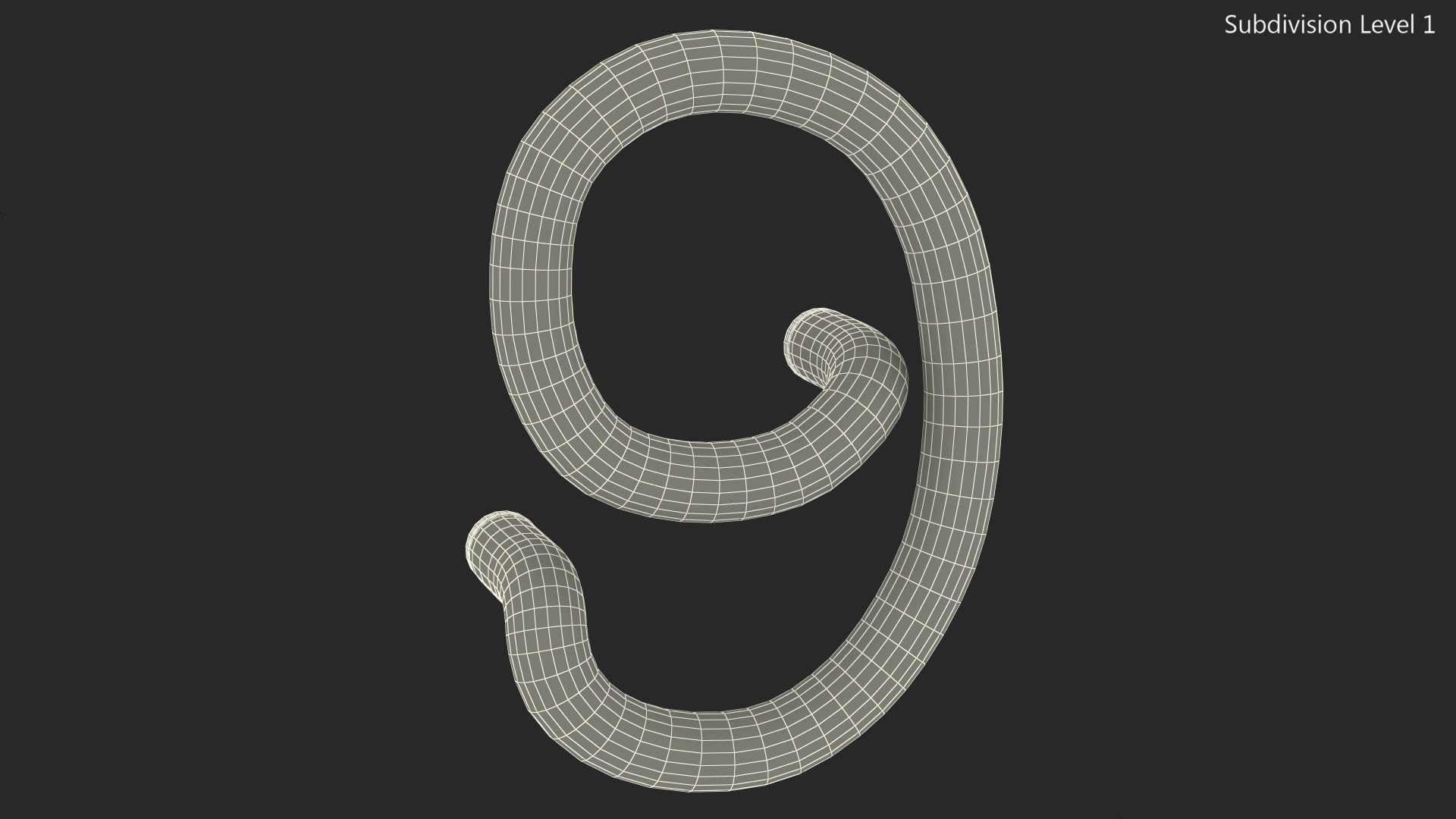 Glowing Neon Tube Light Digit 9 Model - TurboSquid 1856482