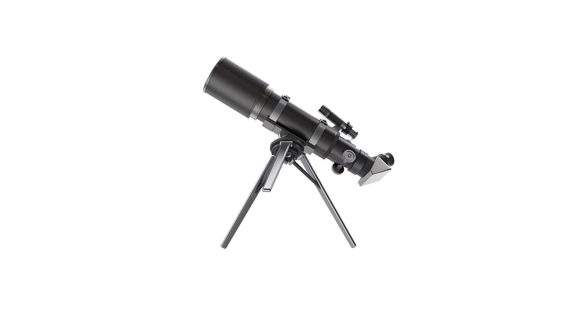 Telescope With Tripod Model - TurboSquid 2081645