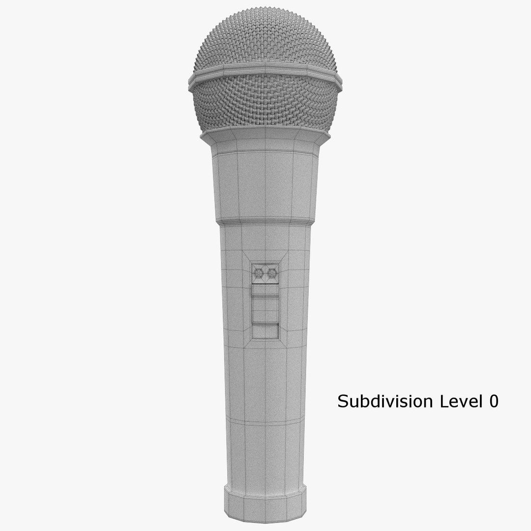 Wireless Microphone Obj