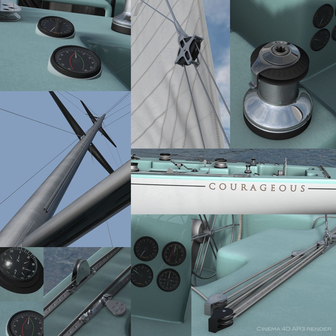 Stephens Courageous America S 3d Model