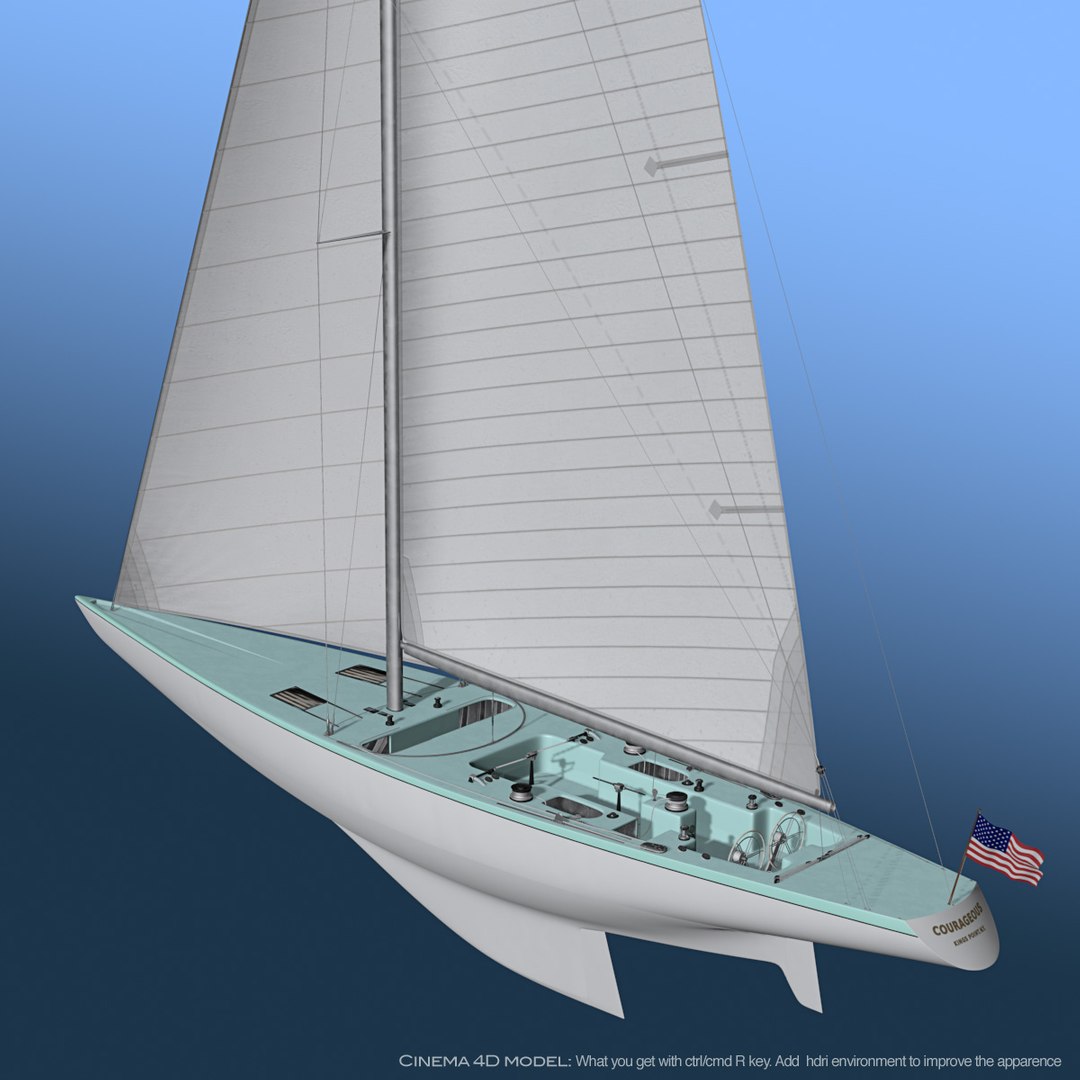 stephens courageous america s 3d model