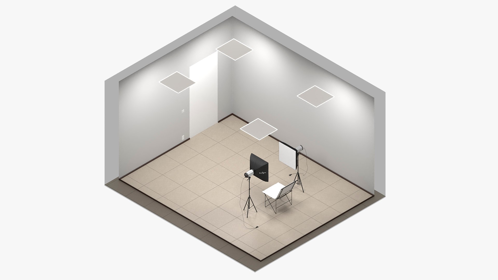 Professional Photography Studio 3D Model - TurboSquid 2270329