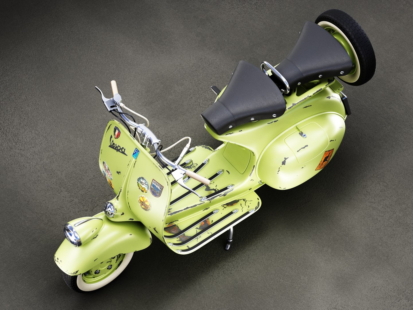 Vespa Scooter Collection Model - TurboSquid 1722209