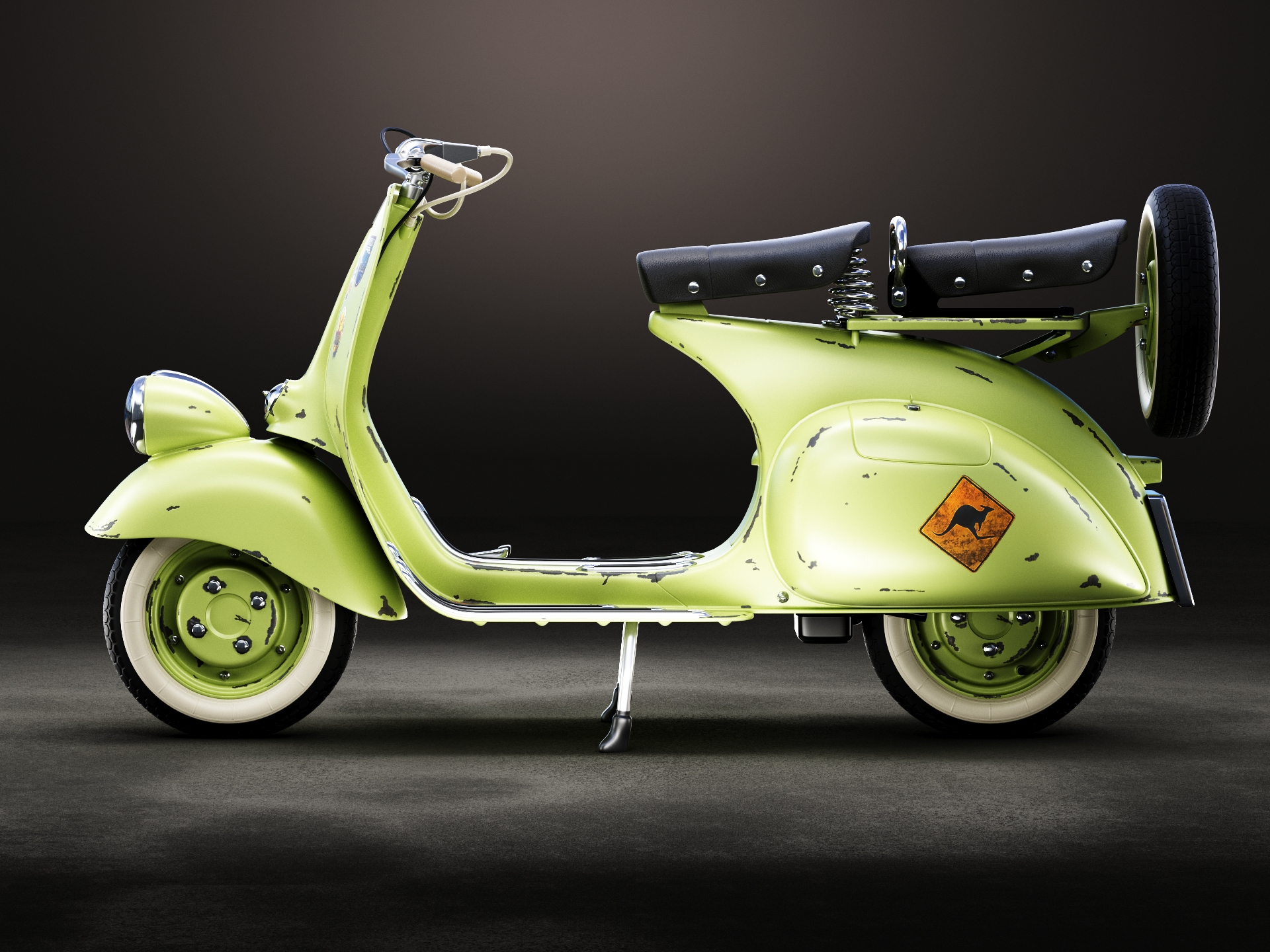 Vespa Scooter Collection model - TurboSquid 1722209