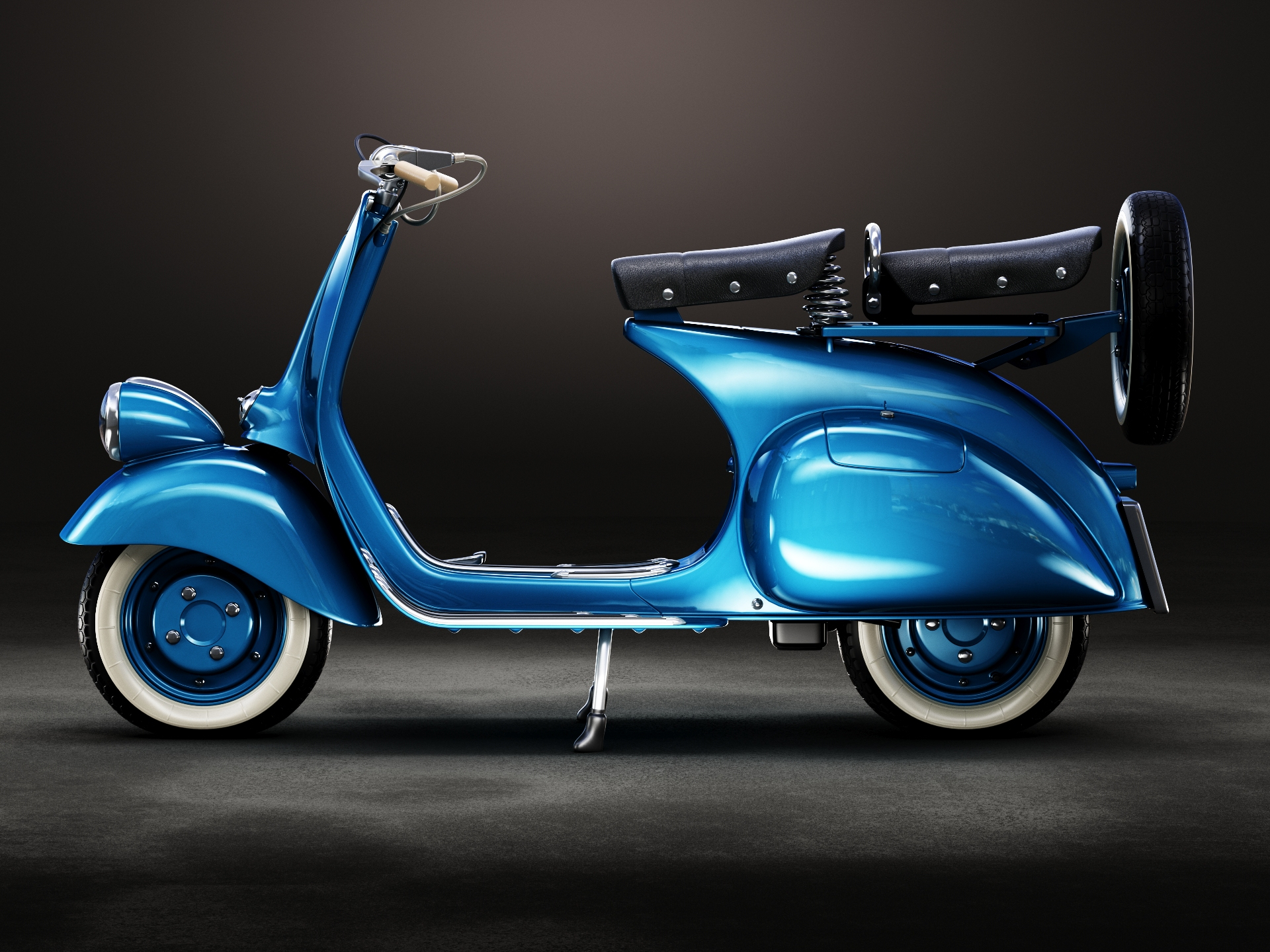 Vespa Scooter Collection model - TurboSquid 1722209