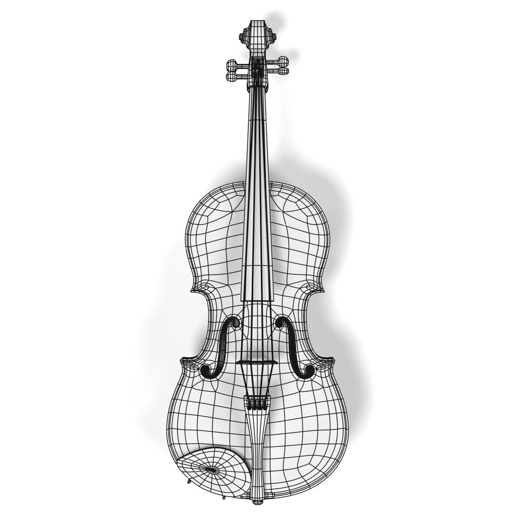 3d Viola Model