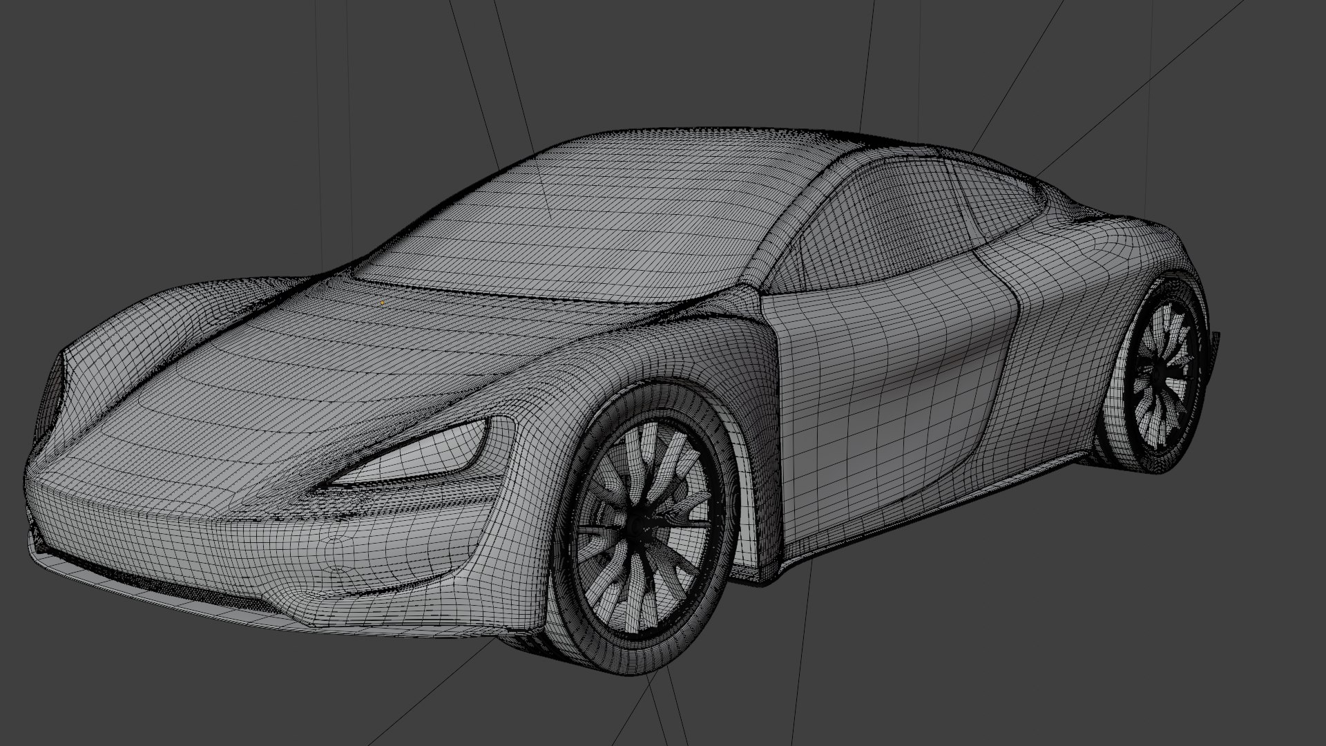 Electric Supercar 3D Model - TurboSquid 2010172