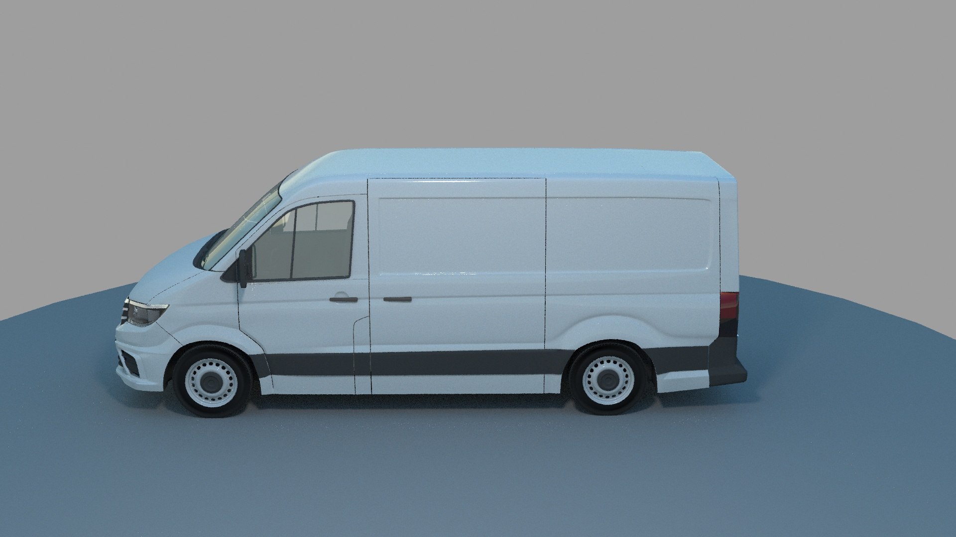 European Panel Van 3D - TurboSquid 1802333