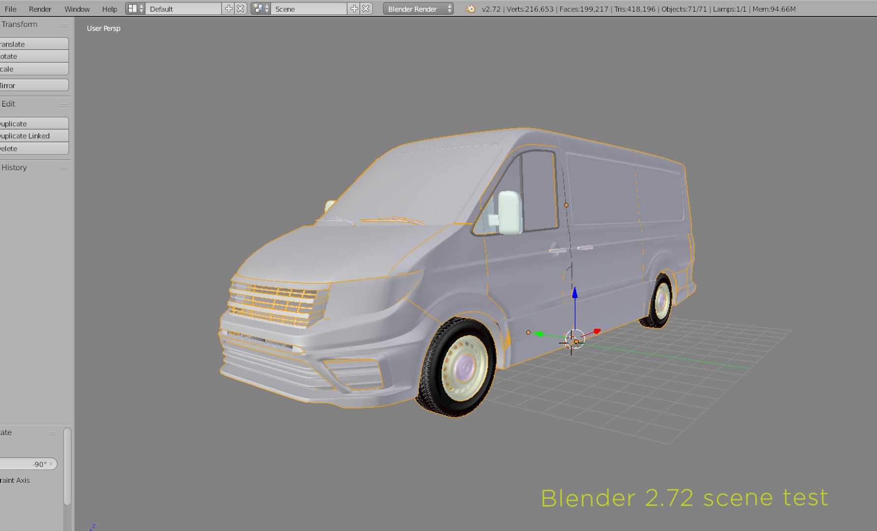 European Panel Van 3D - TurboSquid 1802333