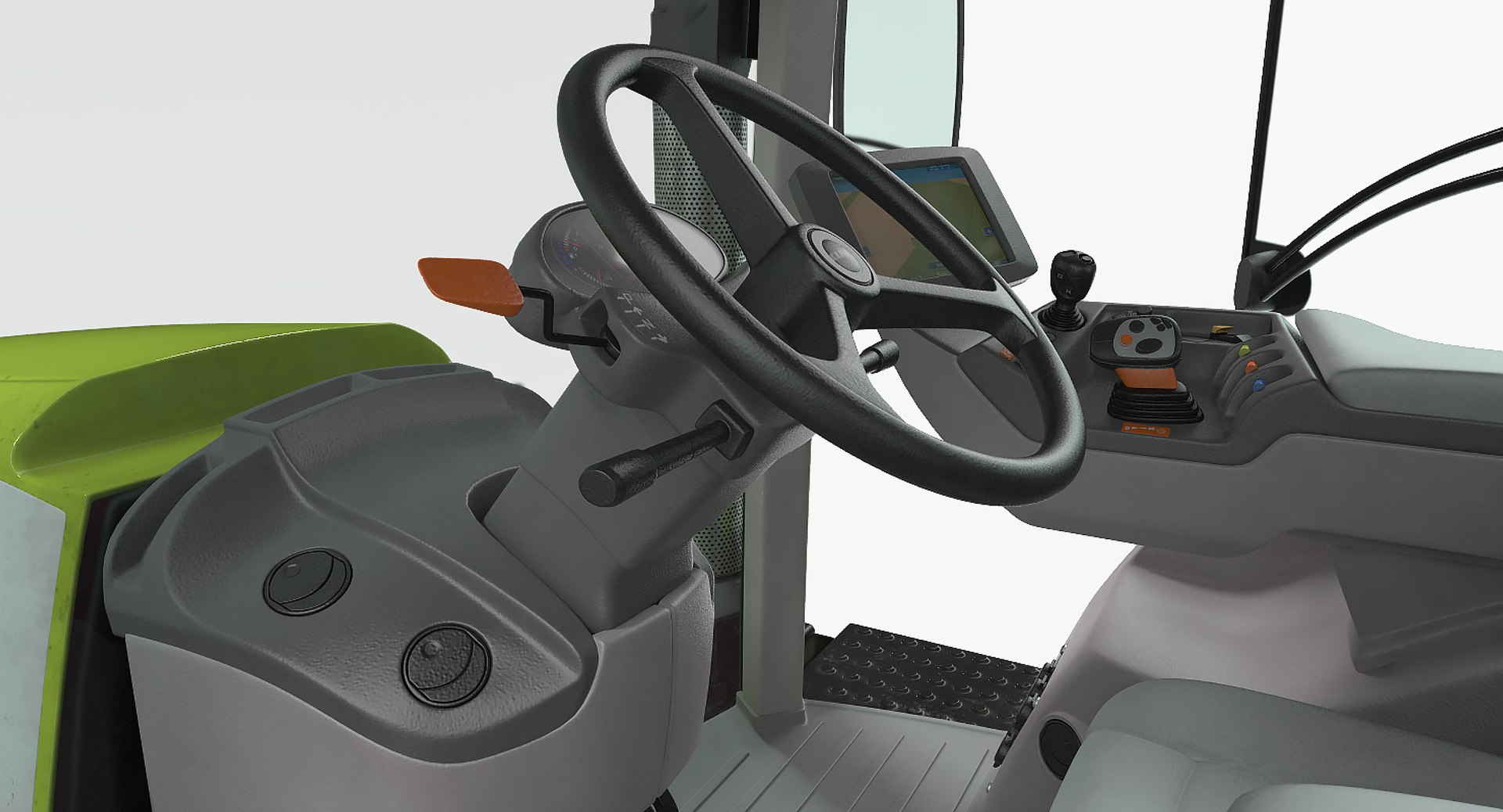 3D claas axion tractor interior model - TurboSquid 1374669