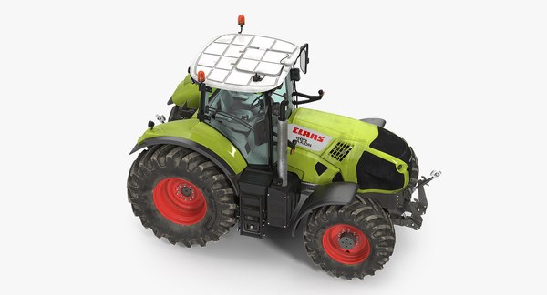 CLAAS AXION Traktor Detailliertes Interieur Dirty Rigged 3D-Modell ...