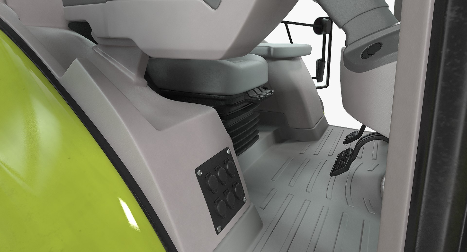 3D claas axion tractor interior model - TurboSquid 1374669