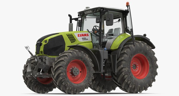 CLAAS AXION Traktor Detailliertes Interieur Dirty Rigged 3D-Modell ...
