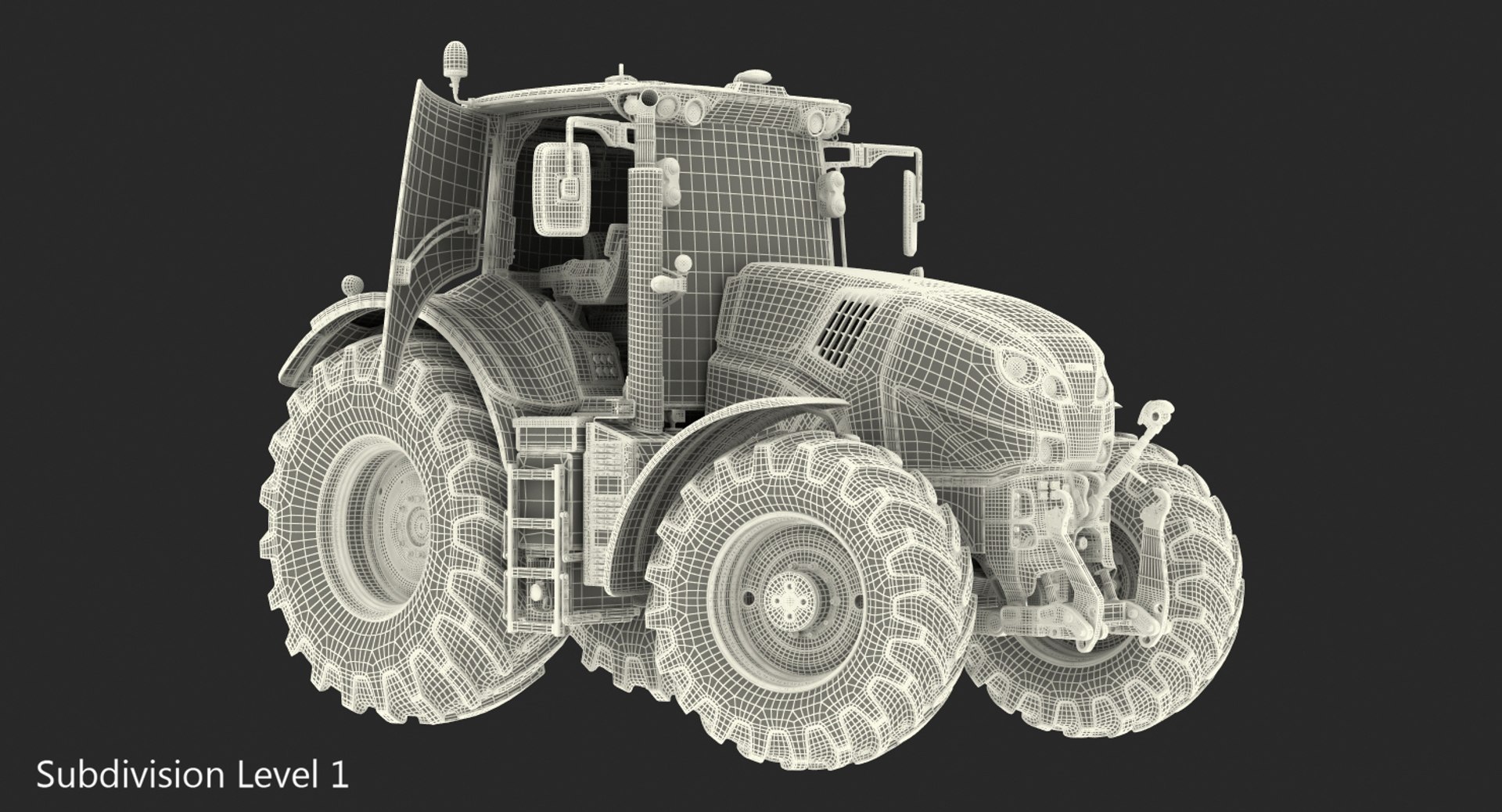 3D claas axion tractor interior model - TurboSquid 1374669