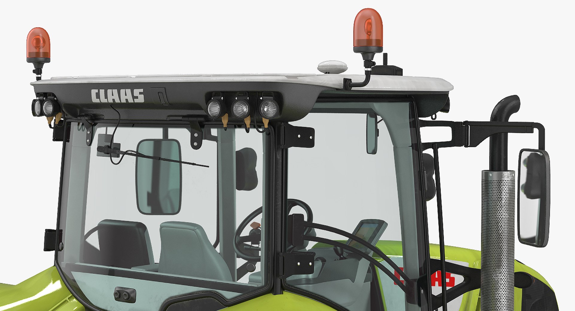 3D claas axion tractor interior model - TurboSquid 1374669