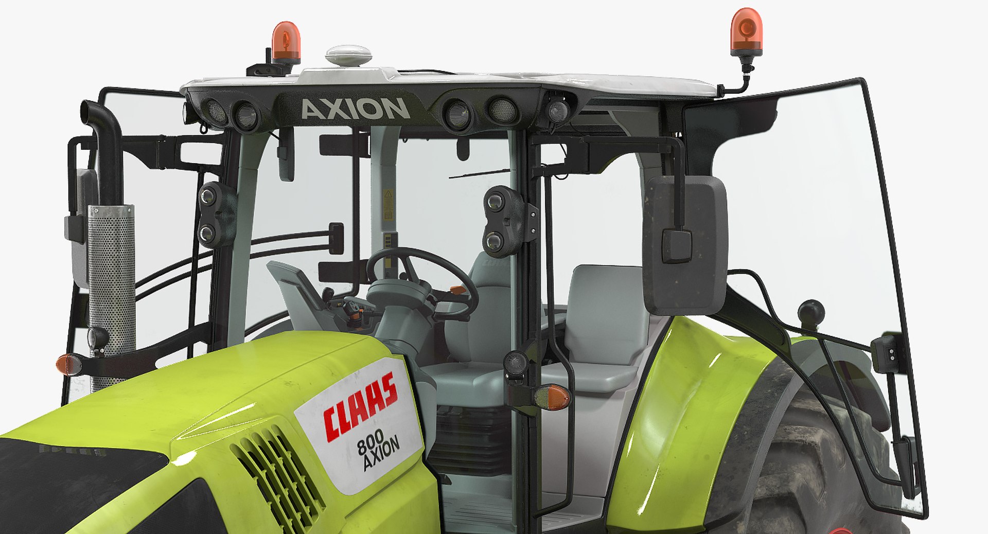 3D claas axion tractor interior model - TurboSquid 1374669