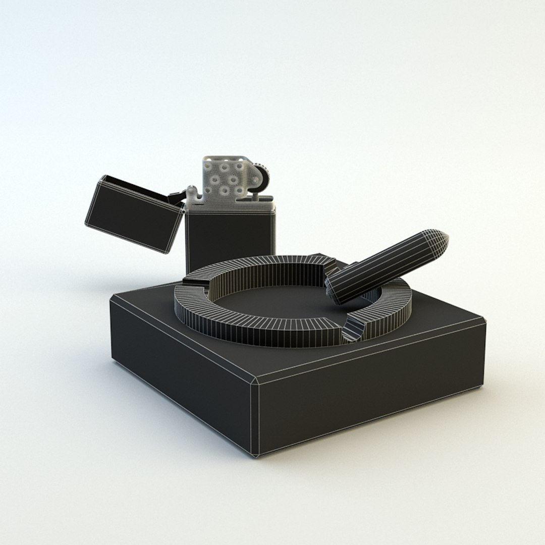 3d Model Zippo Cigar