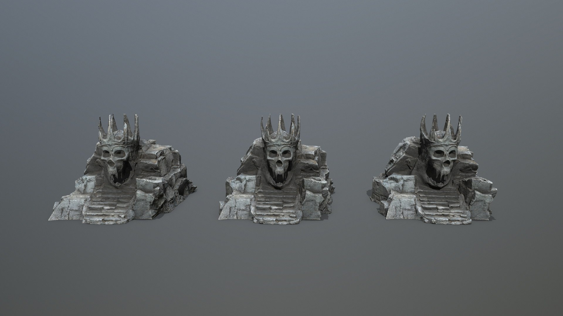Skull Cave Model - TurboSquid 2368108