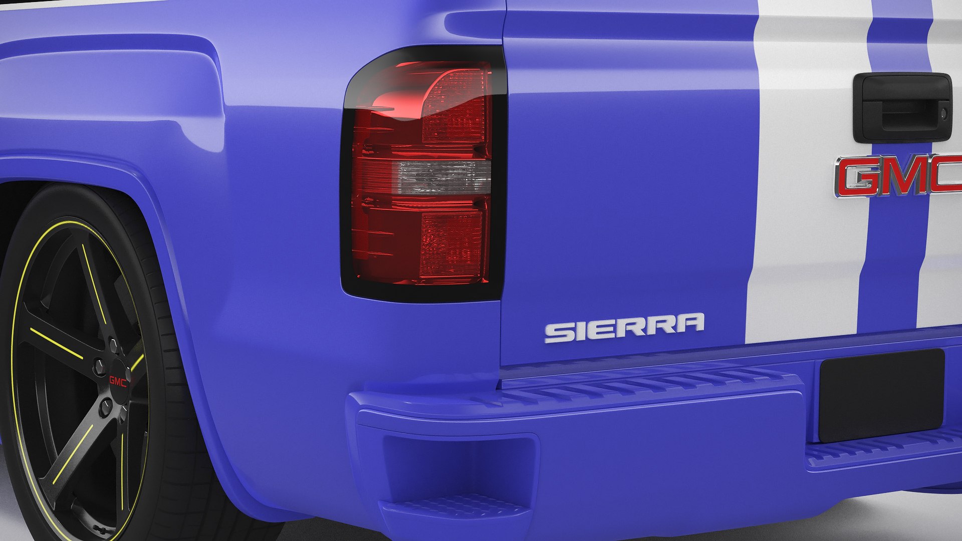 2018 GMC Sierra 1500 Custom 3D model - TurboSquid 1870046