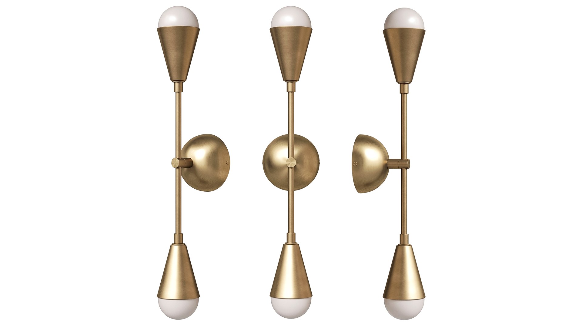 Apparatus Sconce Triad 2 3D Model - TurboSquid 2345595