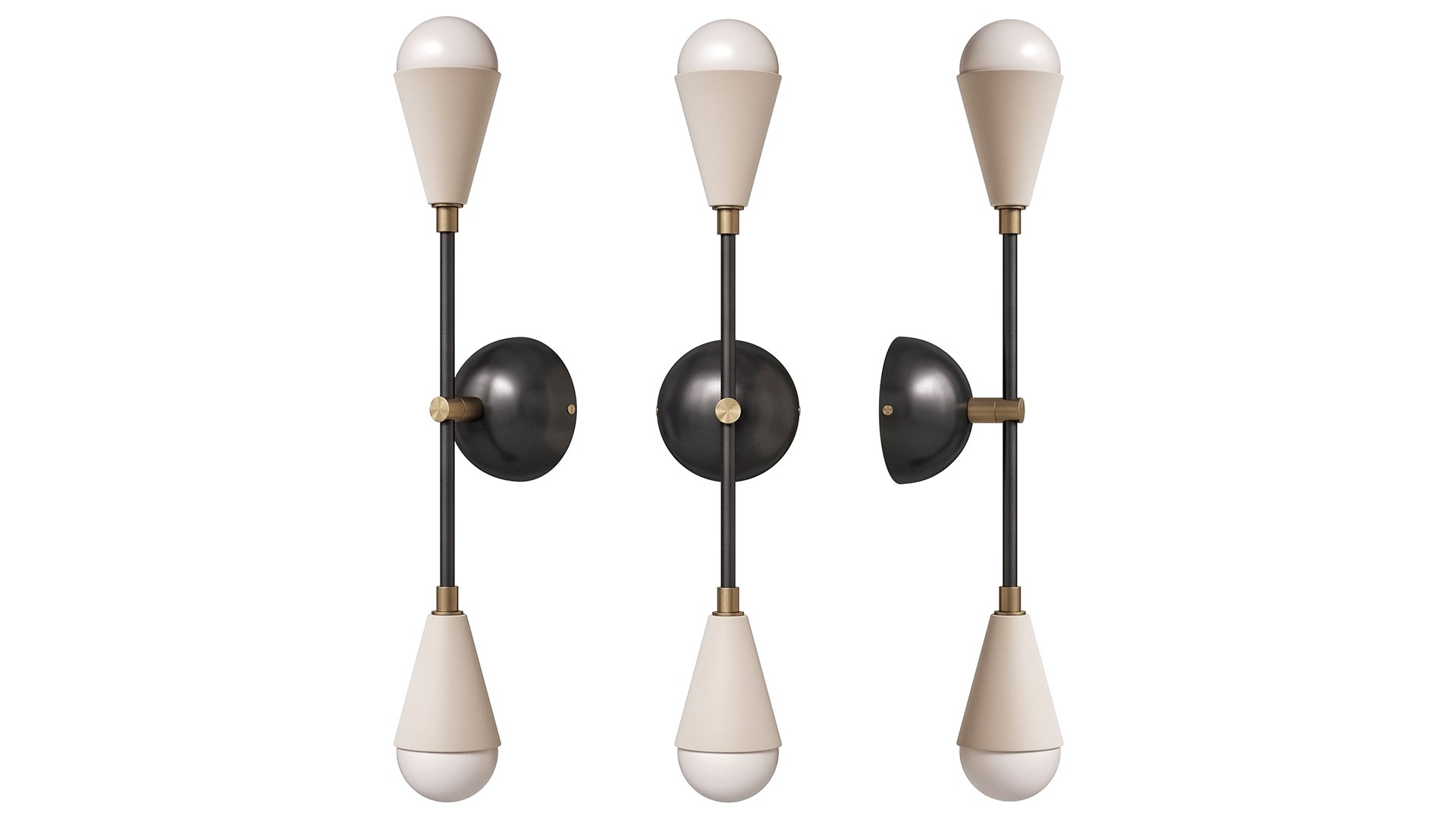 Apparatus Sconce Triad 2 3D Model - TurboSquid 2345595