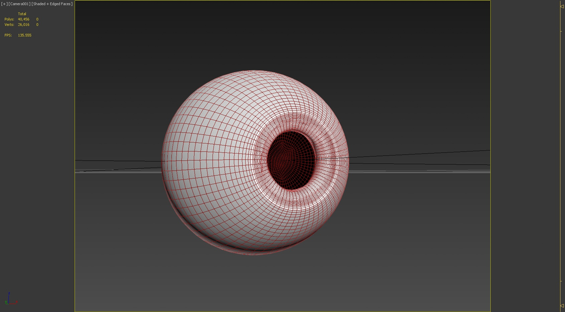 3d eyeball eye model